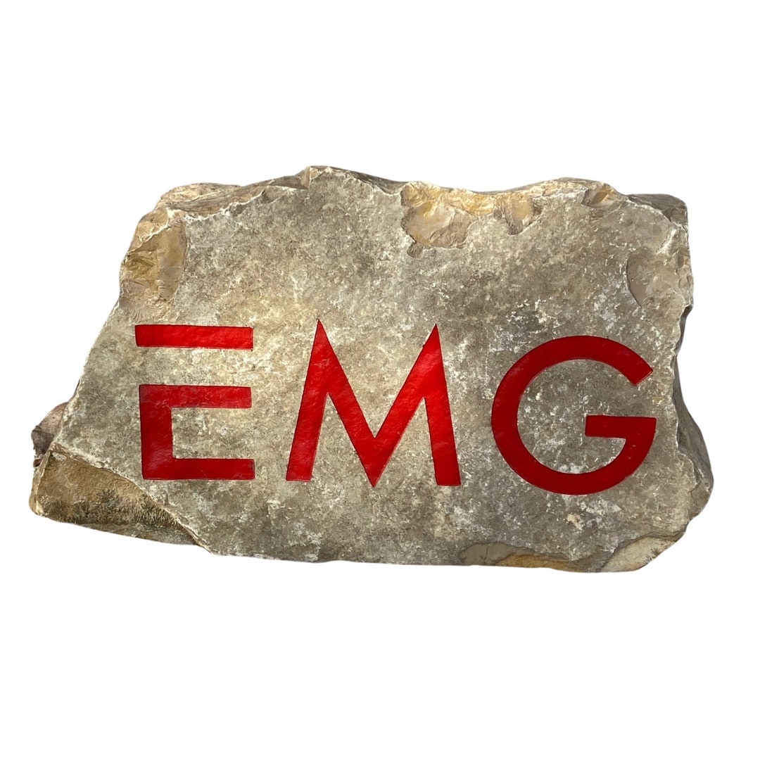 Engraved Rock With Business Logo, Company Gift, Corporate Gift With ...