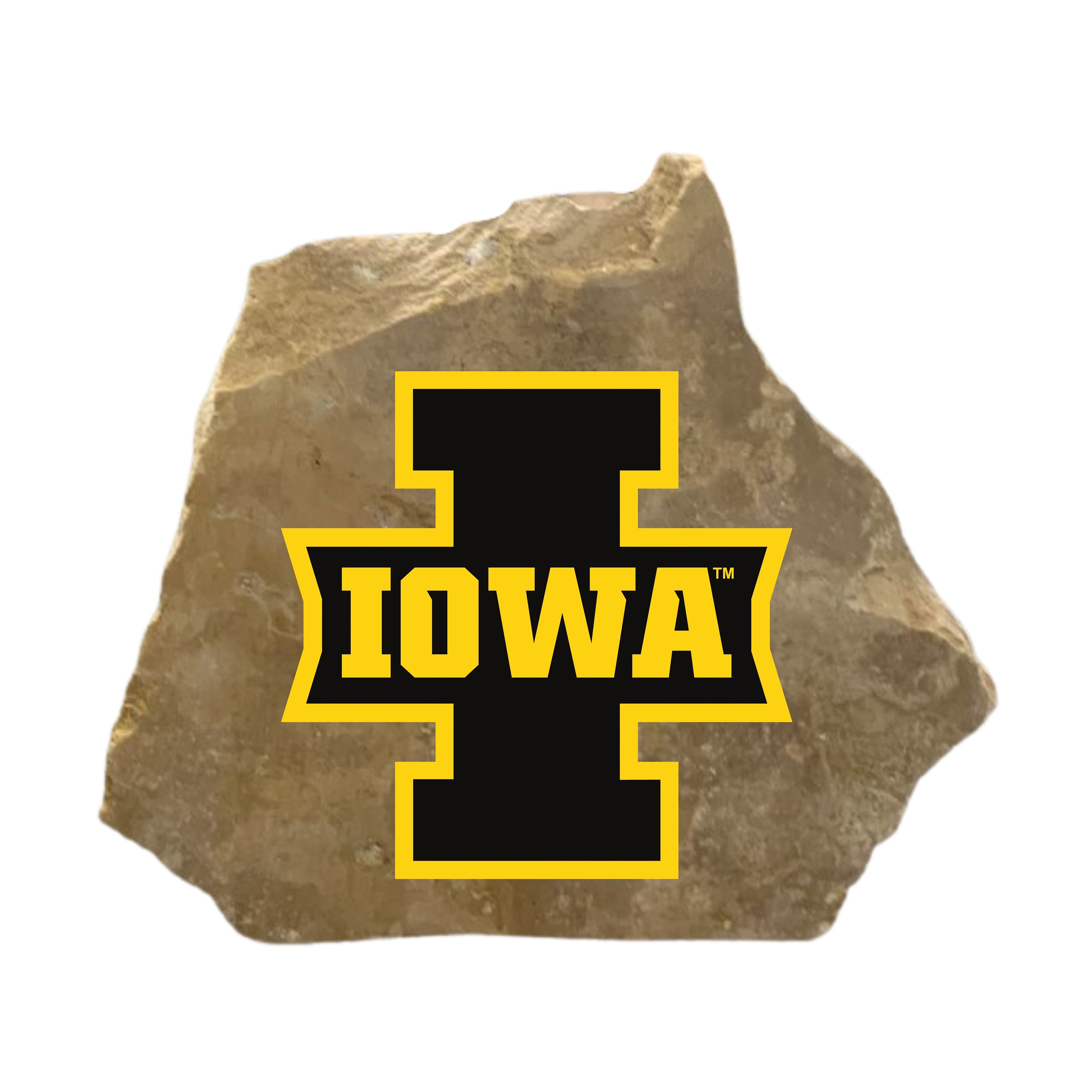 University of Iowa Logo Engraved Stone, Iowa Hawkeyes Gift, Gift for ...