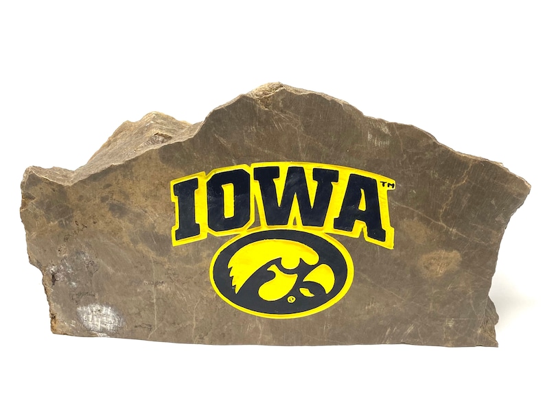 Iowa Hawkeye Logo Engraved Stone, Iowa Hawkeye Gifts, University of ...