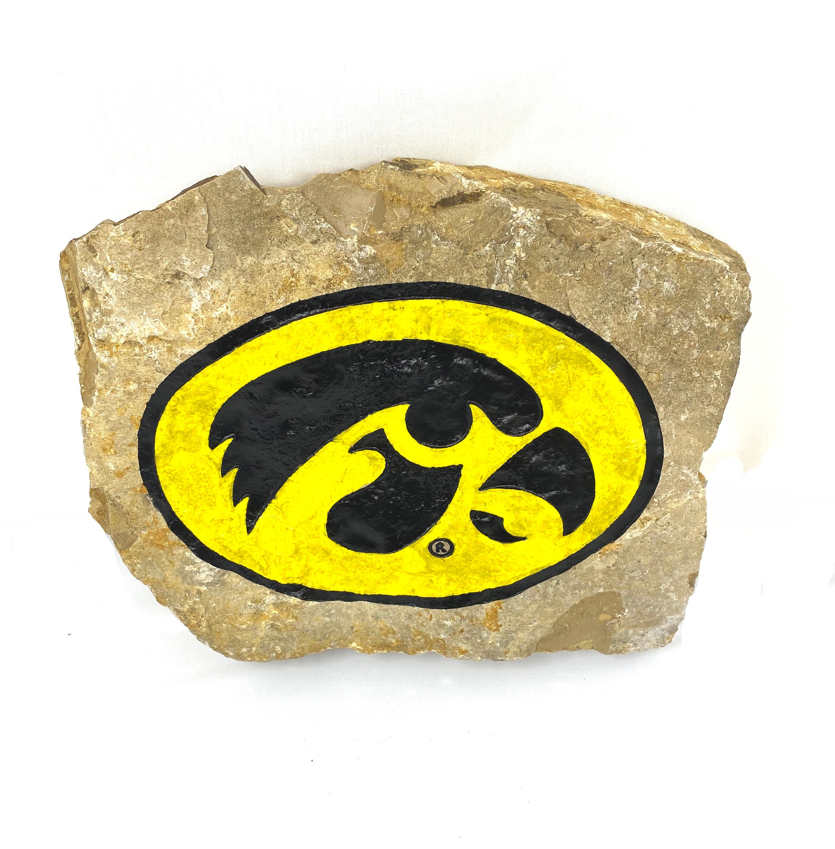 Iowa Hawkeye Logo Engraved Stone, Iowa Hawkeye Gifts, University of ...