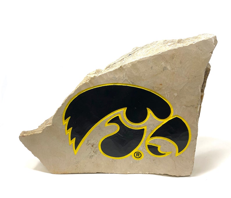 Iowa Hawkeye Logo Engraved Stone, Iowa Hawkeye Gifts, University of ...
