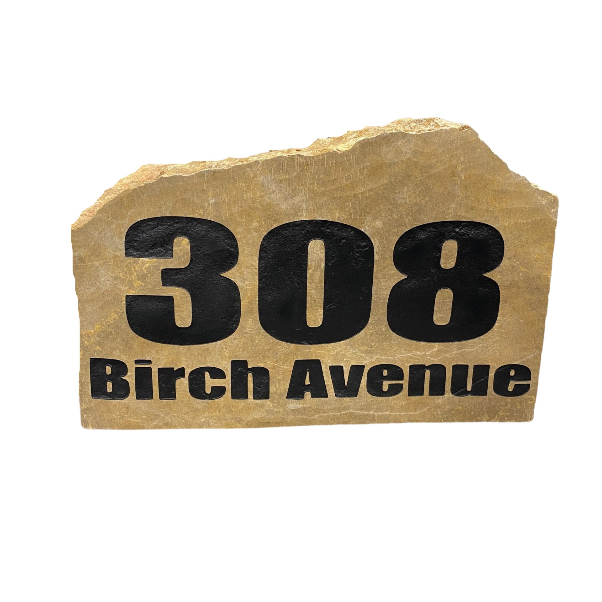 Large Address Rock, Personalized Address Gift, Address Stone Sign ...