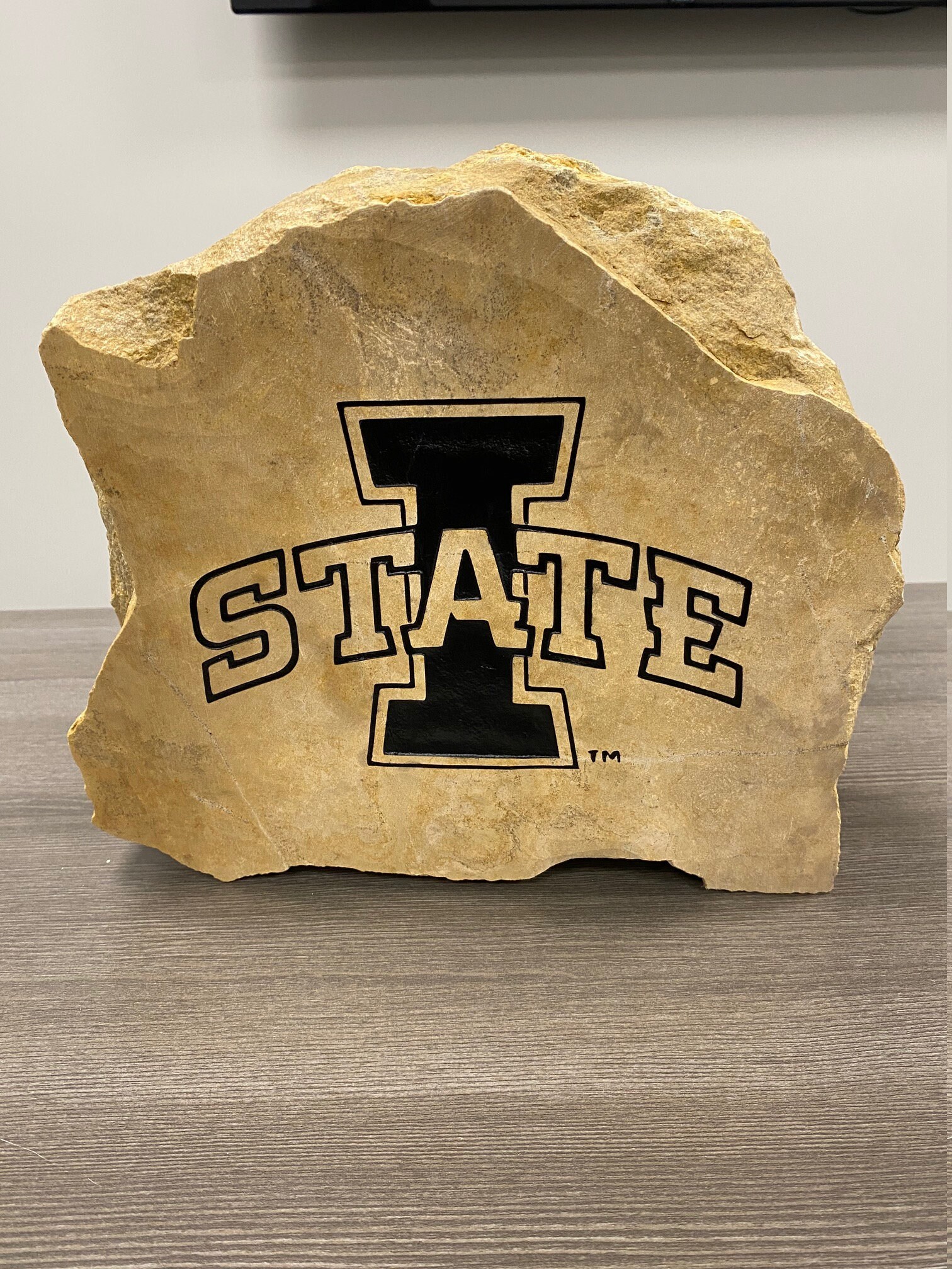 Iowa State Cyclones Engraved Logo Stone, Iowa State University Garden ...