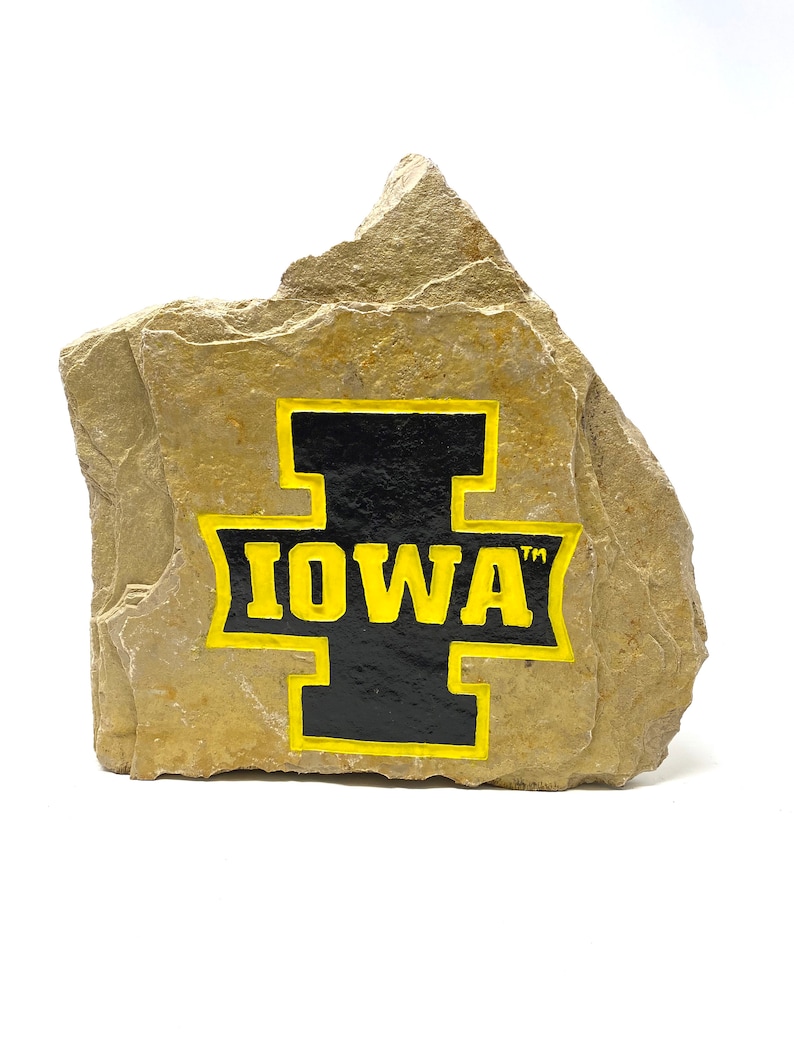 Iowa Hawkeye Logo Engraved Stone, Iowa Hawkeye Gifts, University of ...