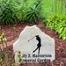 Golf Memorial Stone, Personalized Memorial Rock, in Memory of Golf ...