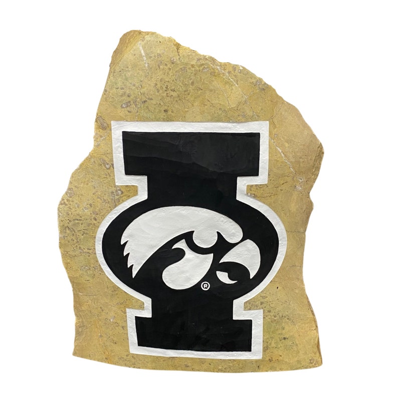 Iowa Hawkeye Logo Engraved Stone, Iowa Hawkeye Gifts, University of ...