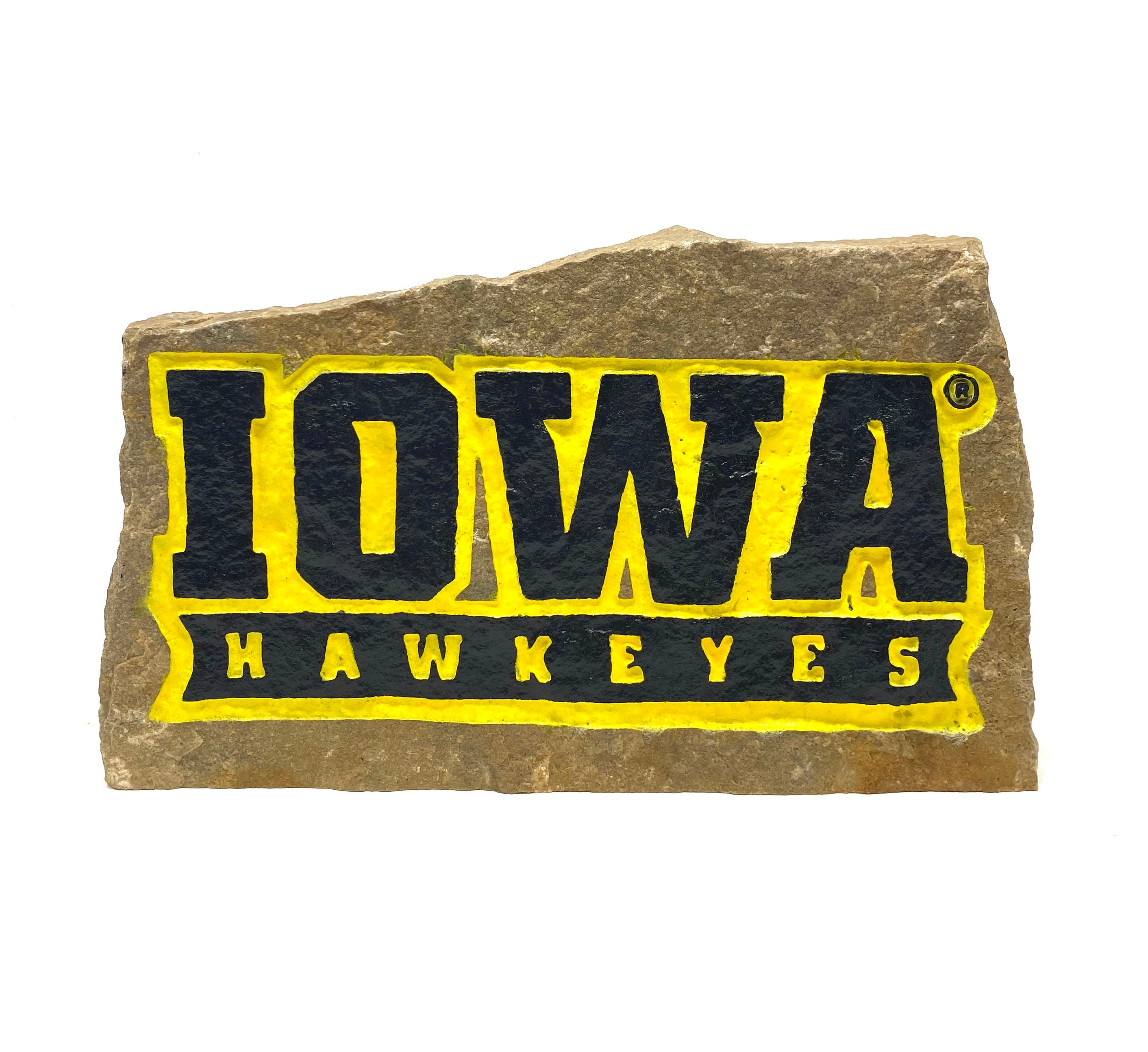 Iowa Hawkeye Logo Engraved Stone, Iowa Hawkeye Gifts, University of ...