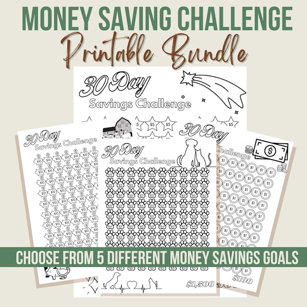 Money Goal Coloring - Etsy