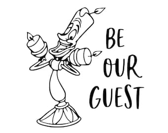 Be Our Guest Svg | Etsy