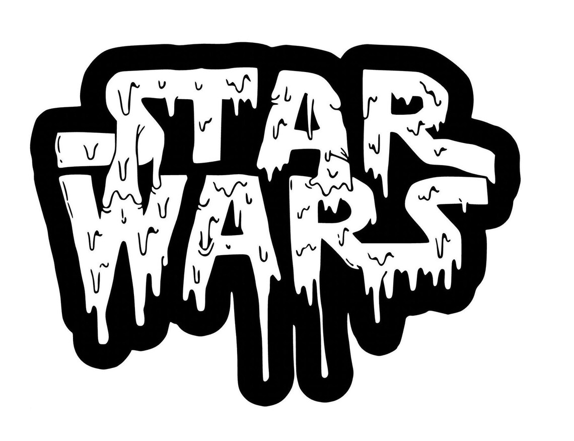 Star Wars Drip Logo SVG | Etsy