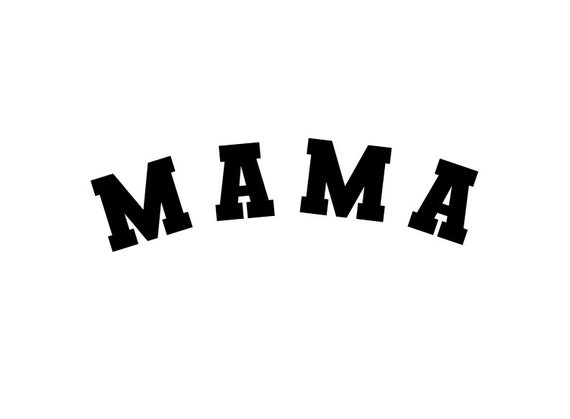 Mama Varsity SVG | Etsy
