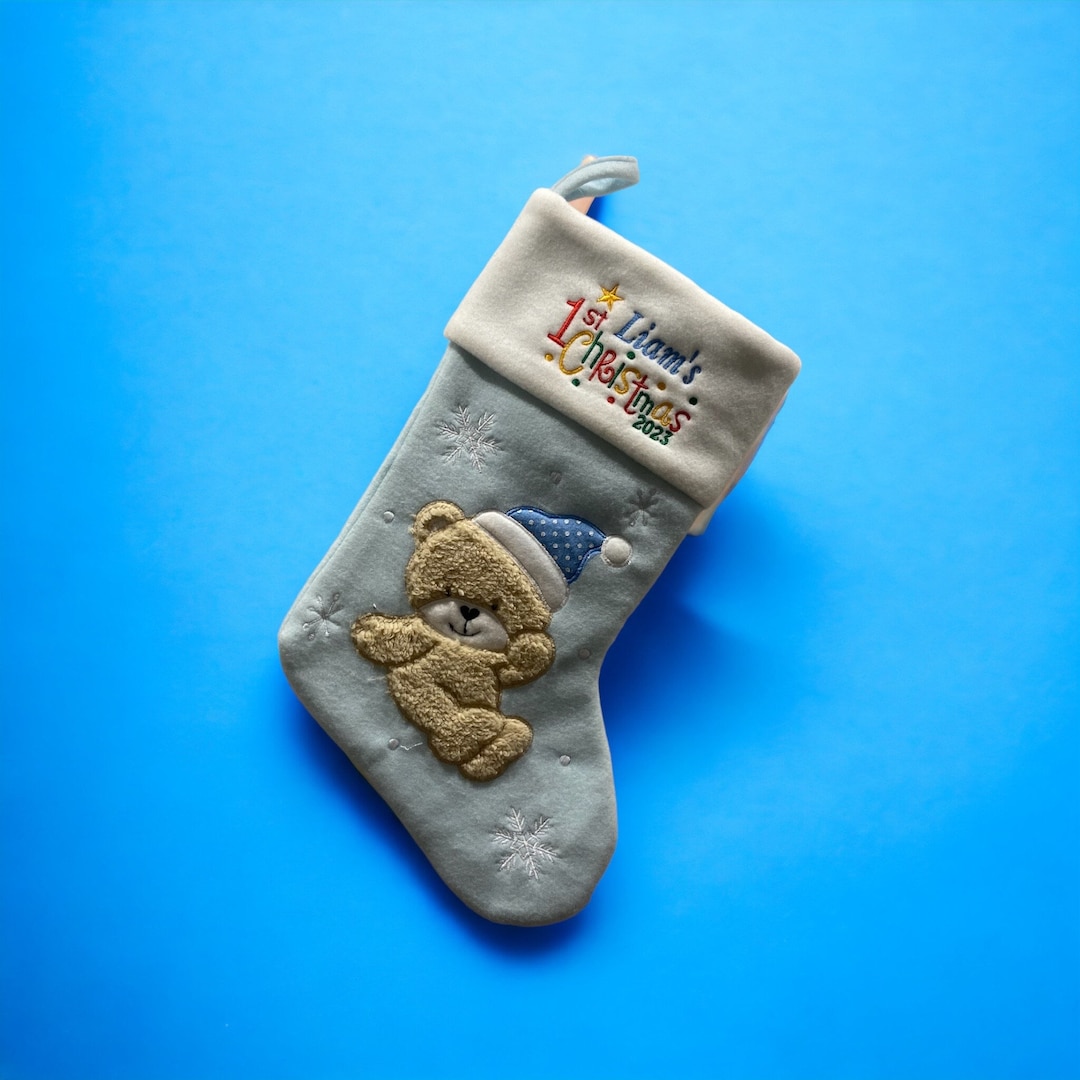 First Christmas Stocking - Baby Stocking - Personalized Christmas ...