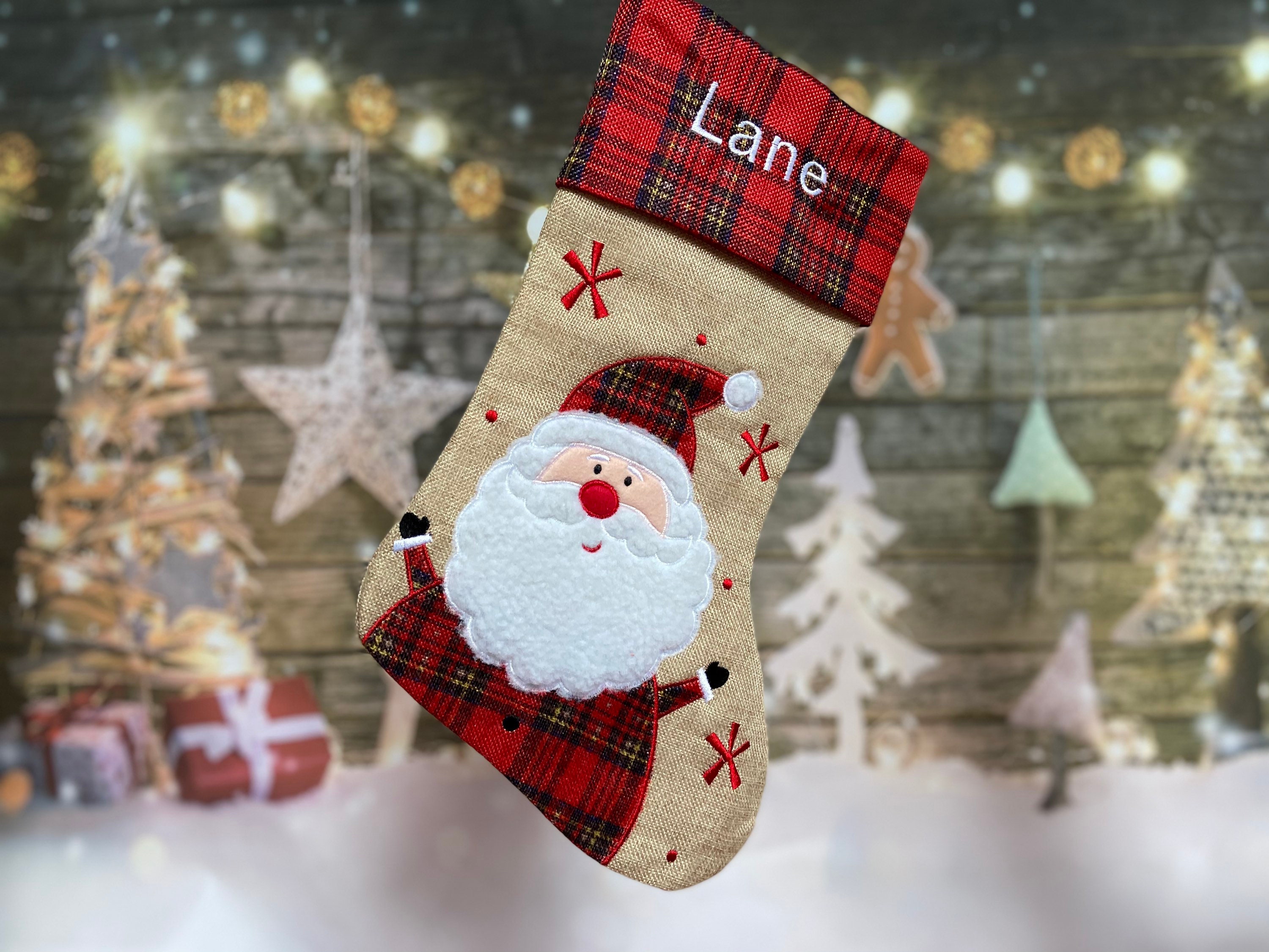 Personalized Santa Stocking Santa Stocking Personalized | Etsy