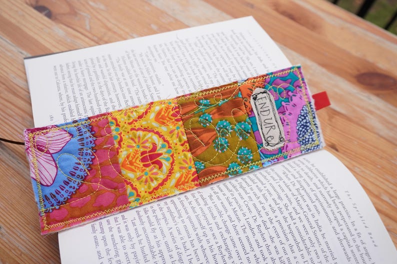 Handmade Quilted Fabric Bookmarks - Anna Maria Horner Collection - Etsy