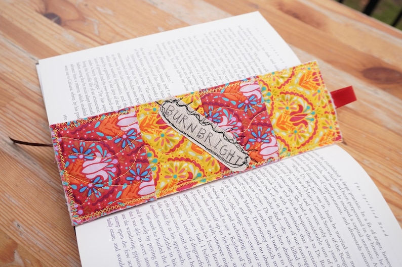 Handmade Quilted Fabric Bookmarks - Anna Maria Horner Collection - Etsy