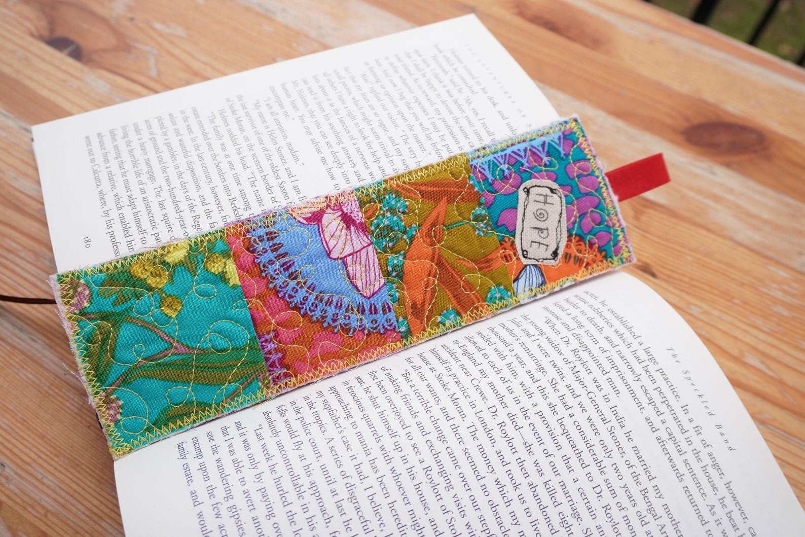 Handmade Quilted Fabric Bookmarks - Anna Maria Horner Collection - Etsy