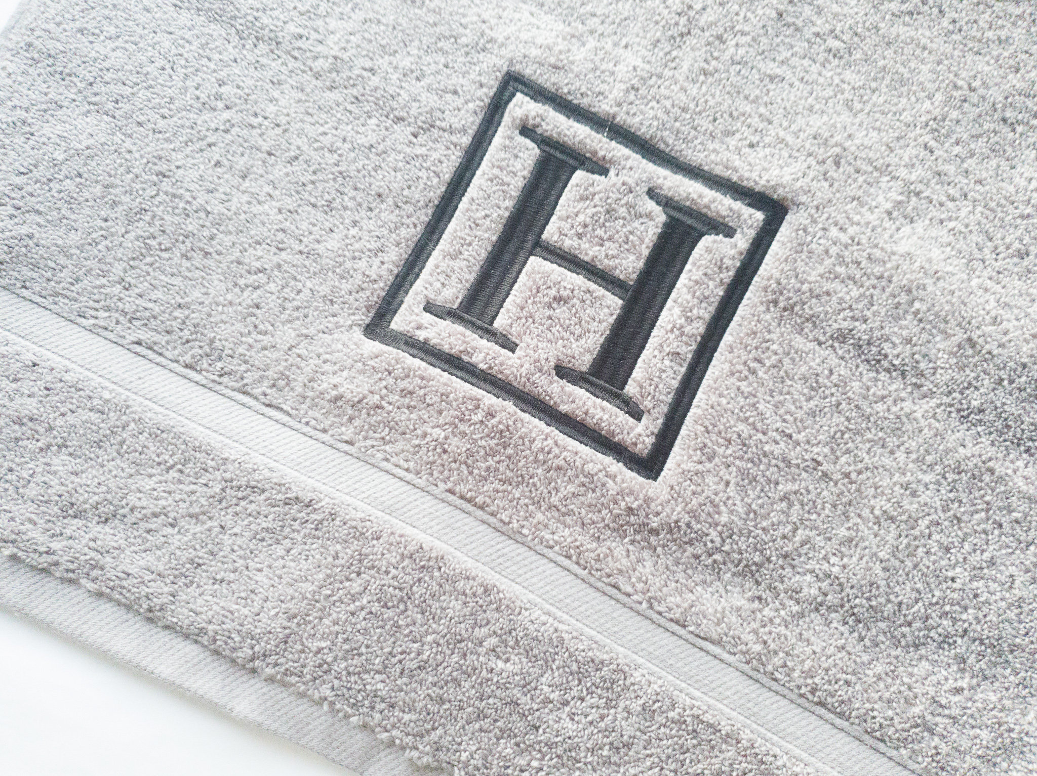 Personalised Embroidered Monogram Initial Towel - Etsy UK
