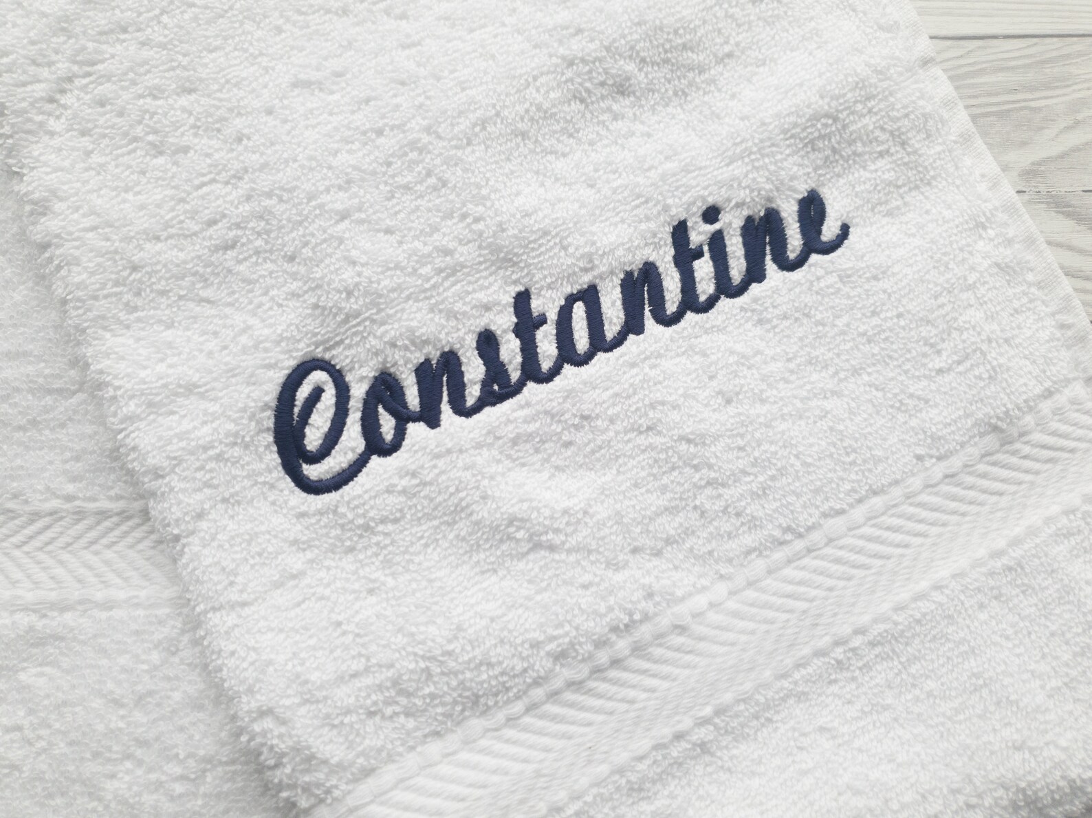 Personalised Embroidered Towel With Single Name Home Gift - Etsy UK
