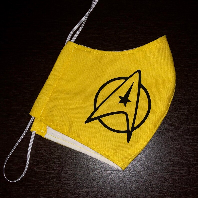 Star Trek-Inspired Cotton Face Mask w/ Filter Pocket & | Etsy