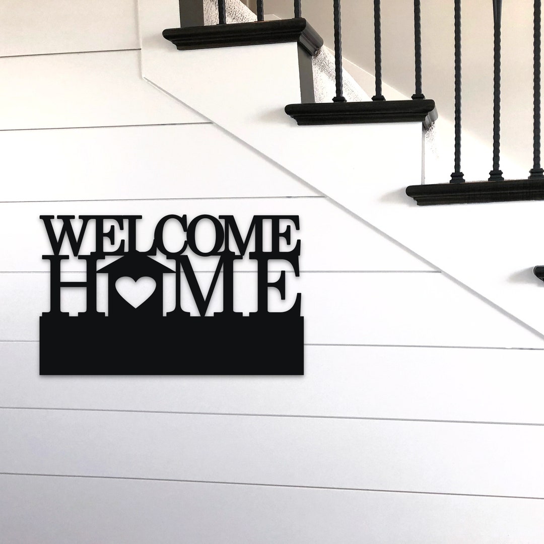 Welcome Home Key Hanger | Key Hanger | Key Rack | Key Organizer | Key ...