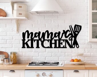 Mamas Kitchen Sign - Etsy