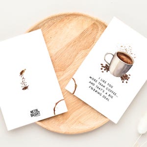 Funny Coffee Lover Printable Card, Digital Cards, Humorous 5x7 Digital ...