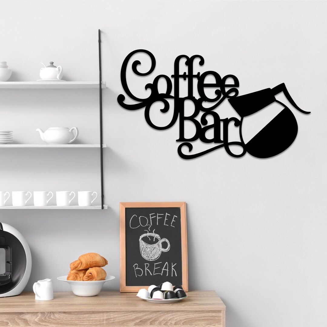 Coffee Bar Sign | Kitchen Decor | Coffee Decor | Farmhouse Decor ...