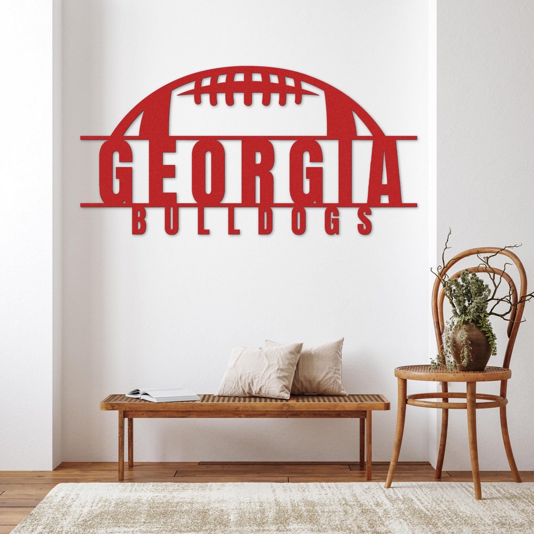 Custom SEC Football Metal Sign, Personalized Team Sign, College ...