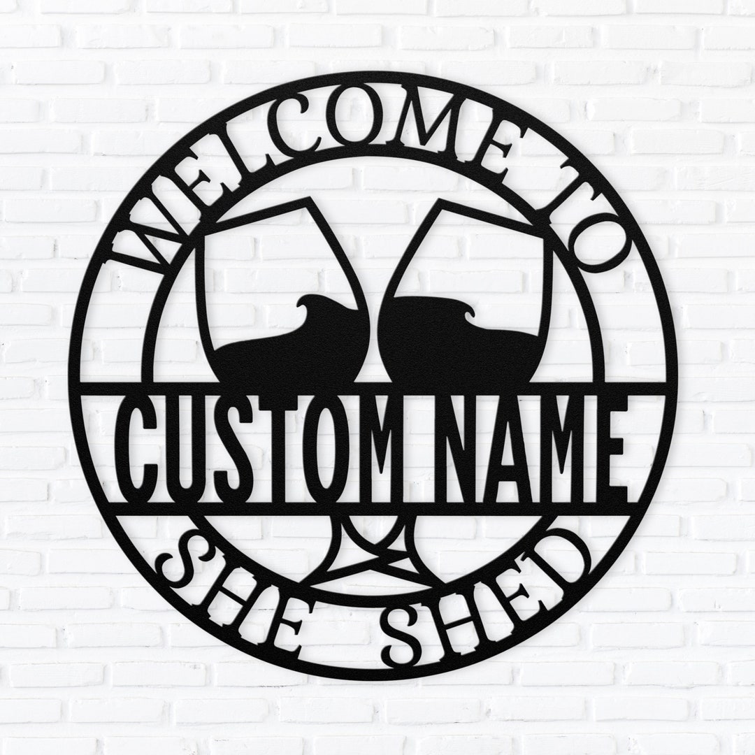 Custom She Shed Sign, She Shed Signs, She Shed Gifts, Signs for Home ...