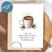 Funny Coffee Lover Printable Card, Digital Cards, Humorous 5x7 Digital ...