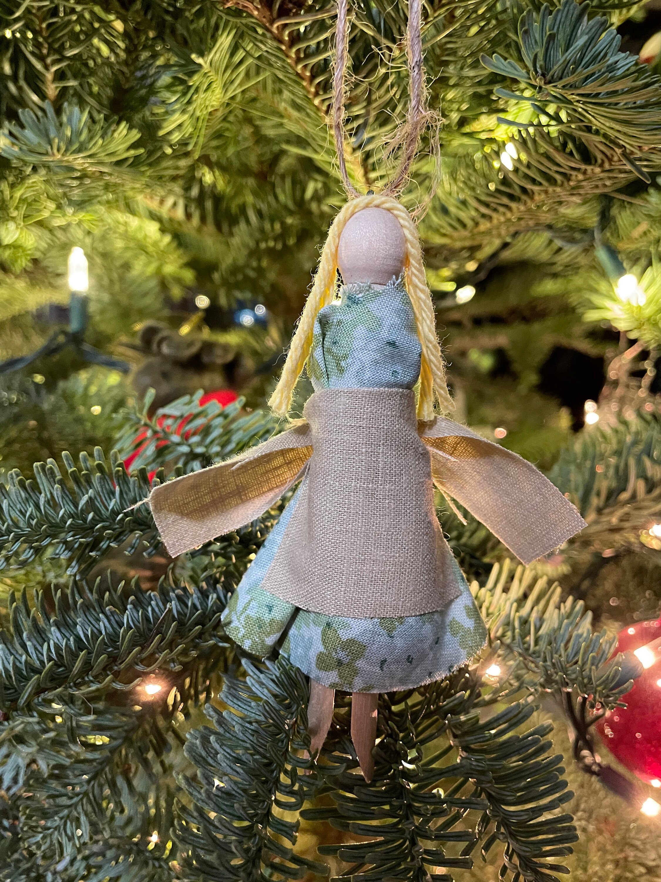 Prairie Doll Christmas Ornament, Little House on the Prairie - Etsy