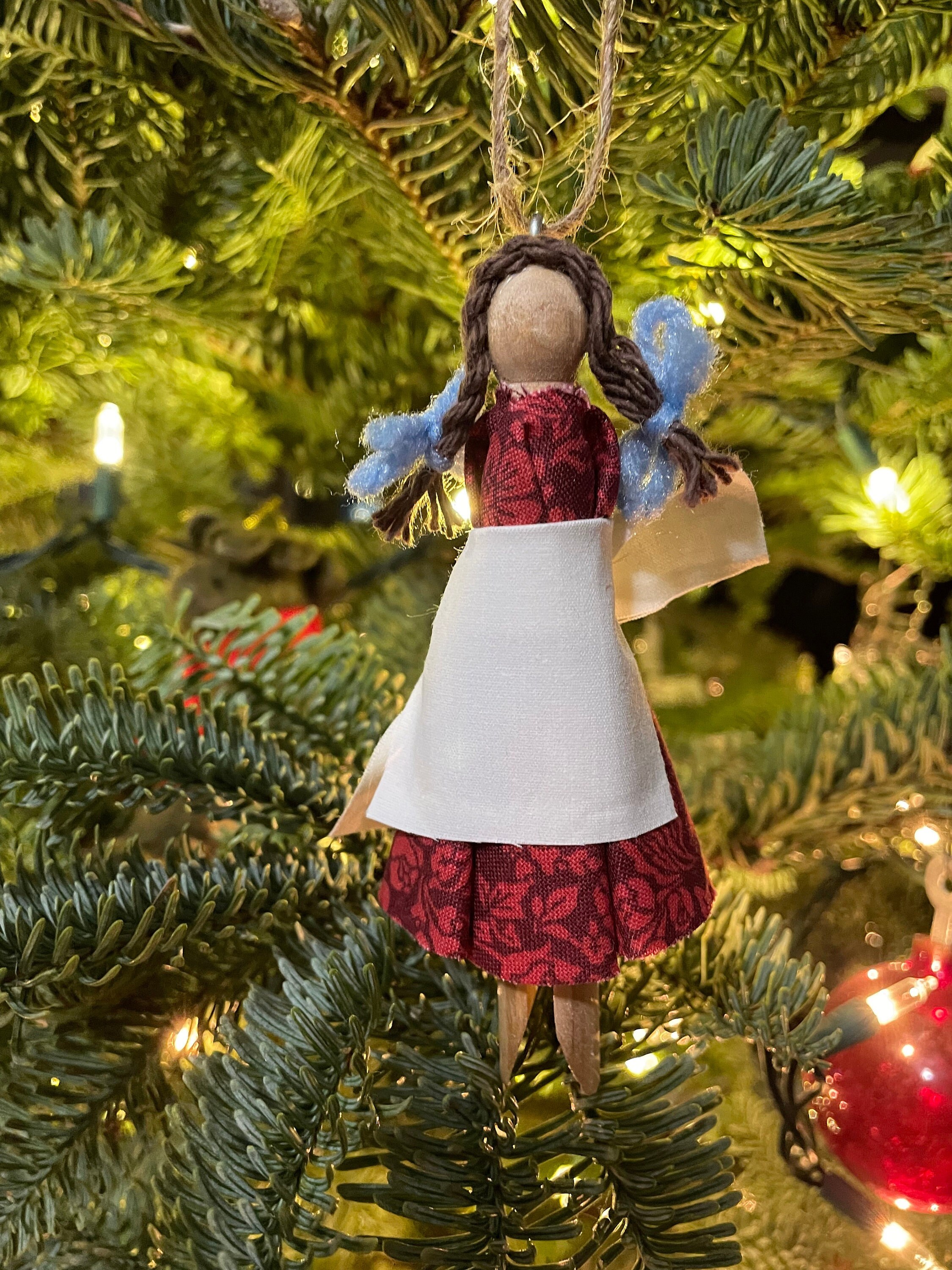 Prairie Doll Christmas Ornament, Little House on the Prairie - Etsy