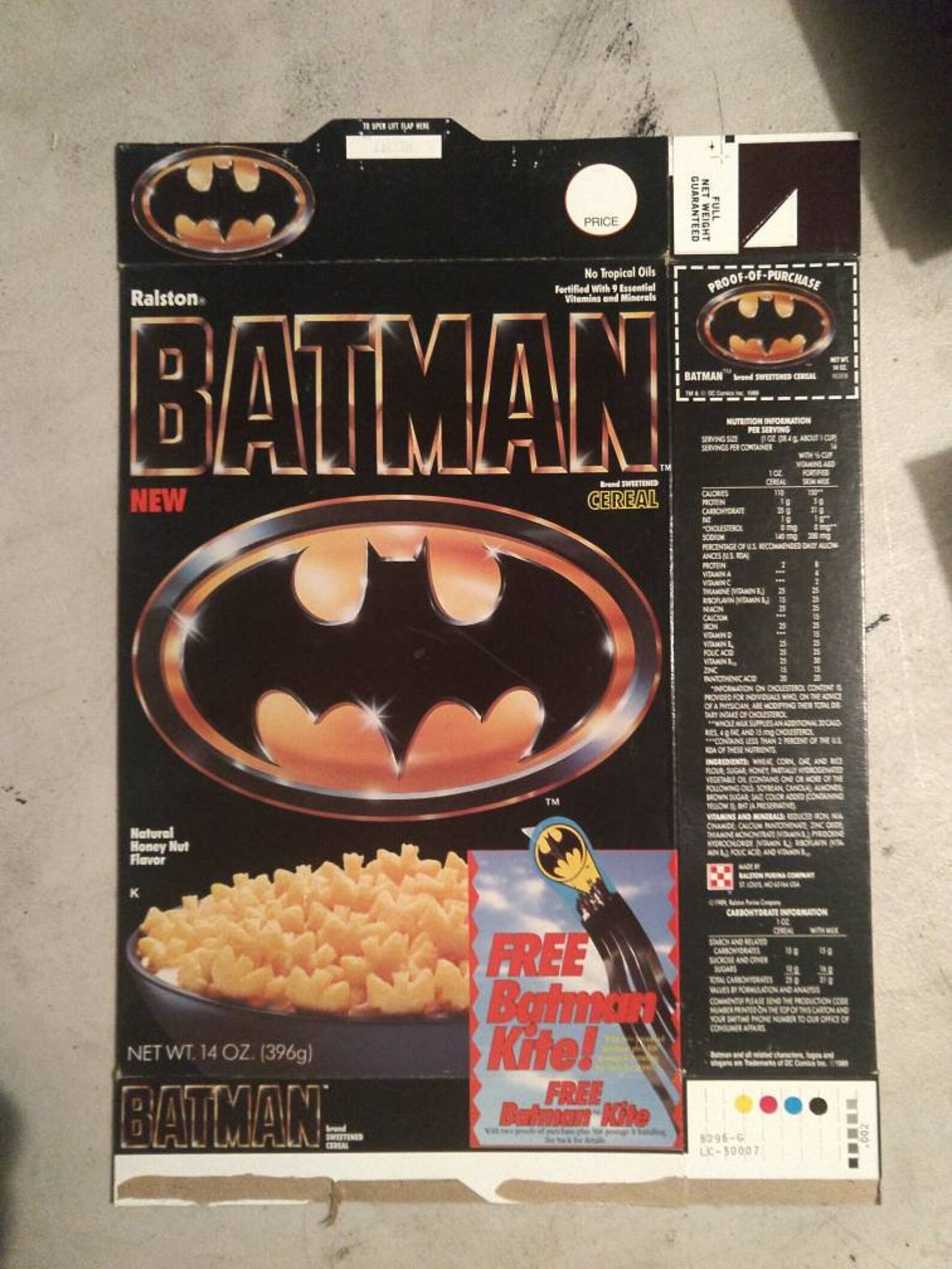 Set of 6 Ralston Batman Cereal Boxes with Batmobile and Glow | Etsy