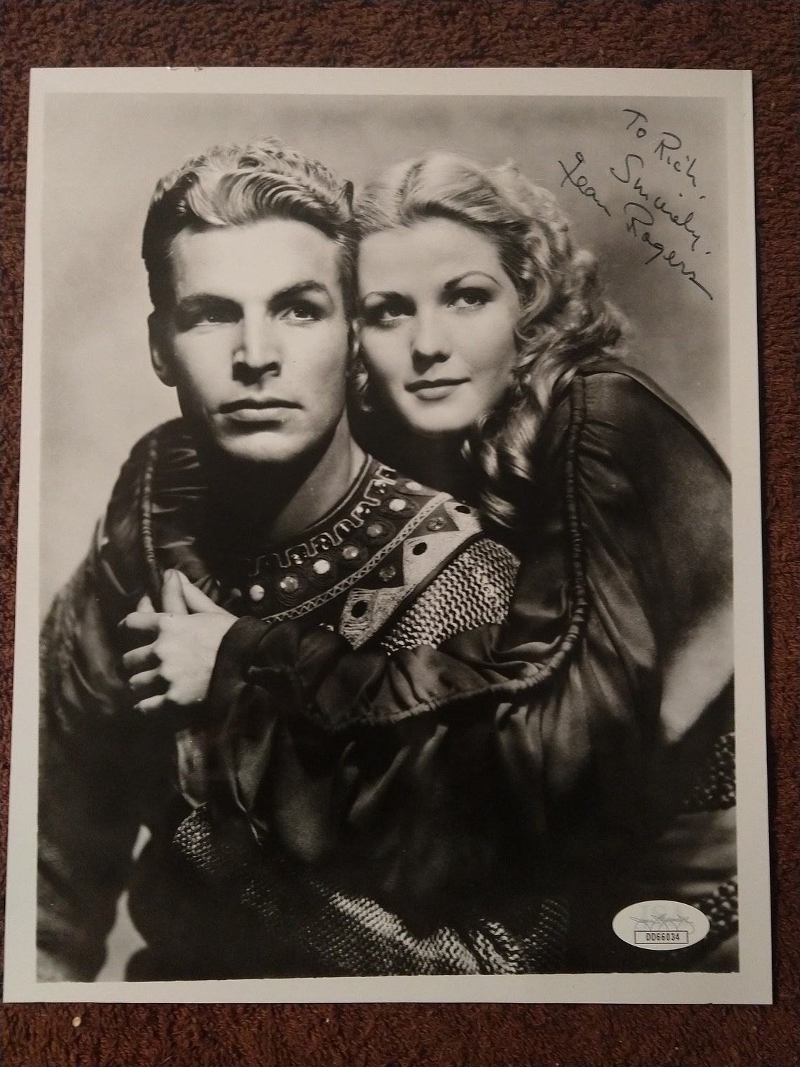 Jean Rogers Autograph JSA certified | Etsy