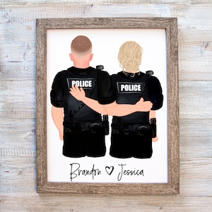 Border Patrol Gifts Couples Custom Print Police Officer Gifts Border ...