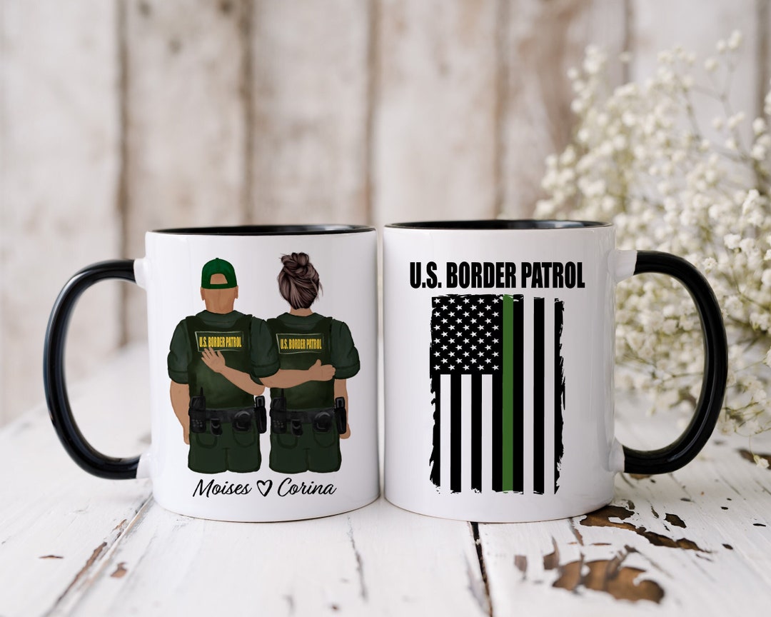 Border Patrol Gifts Police Officer Tumbler Personalized Police Gifts ...