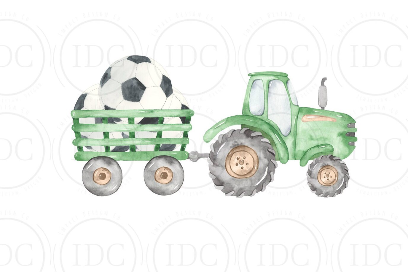 Sport Tractor PNG Soccer Tractor PNG Green Tractor PNG - Etsy