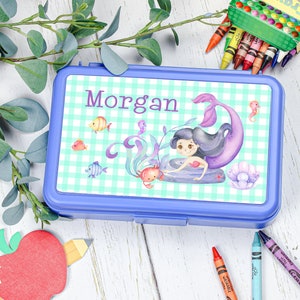 Mermaid Pencil Box | Personalized School Supplies | Back to School ...