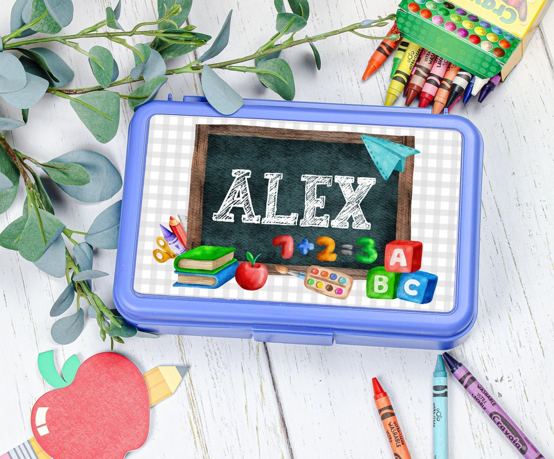 Personalized Pencil Box Personalized School Supplies Pencil Box Back to ...