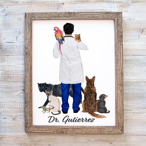 Veterinary Wall Art Veterinaty Graduation Gift Veterinary Wall Hanging ...
