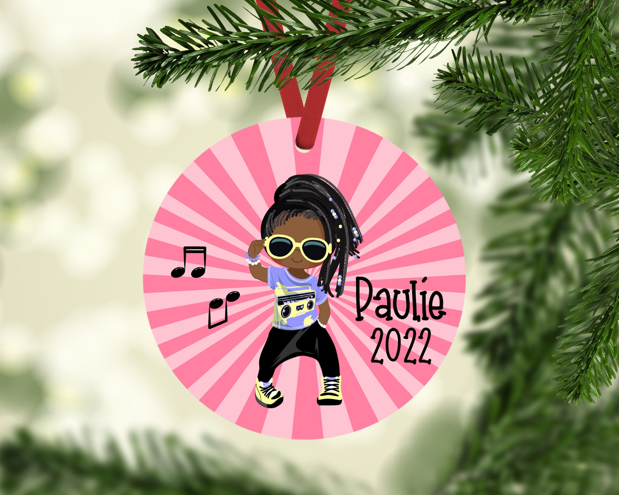 Personalized Hip Hop Christmas Ornaments Personalized Hip - Etsy
