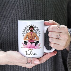 Personalized Yoga Teacher Gift for Her Motivational Mug Personalized ...