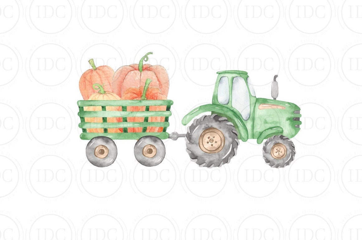 Tractor Hayride Clipart