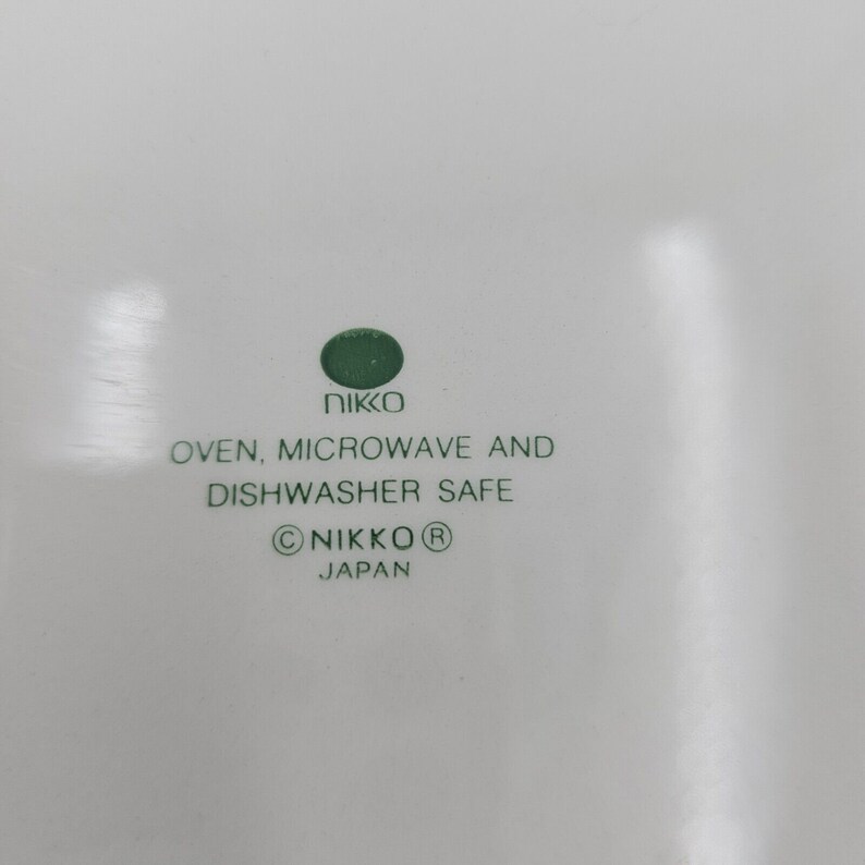 Christmastime Nikko Japan Cake Plate/serving Tray 10 Chip on Back ... Christmastime Nikko Japan Cake Plate/serving Tray 10 Chip on Back ...