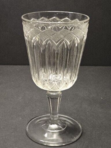 EAPG Flint Goblet King & Son Co. pitcairn - Etsy
