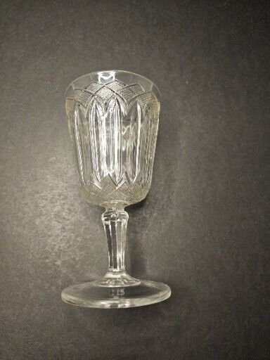 EAPG Flint Goblet King & Son Co. pitcairn - Etsy