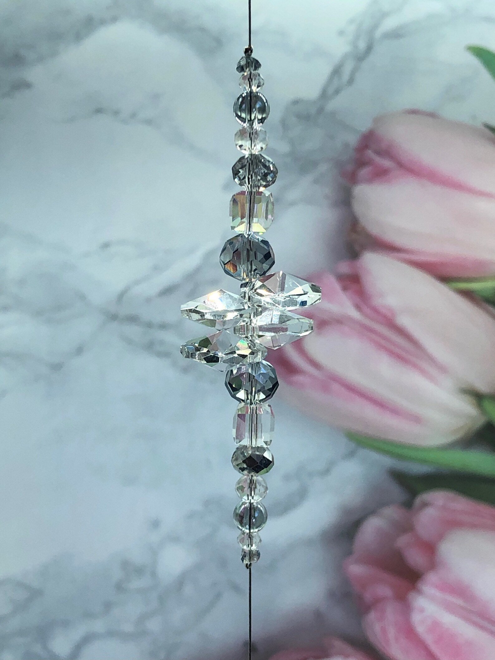 Blue 18” Suncatcher - Etsy