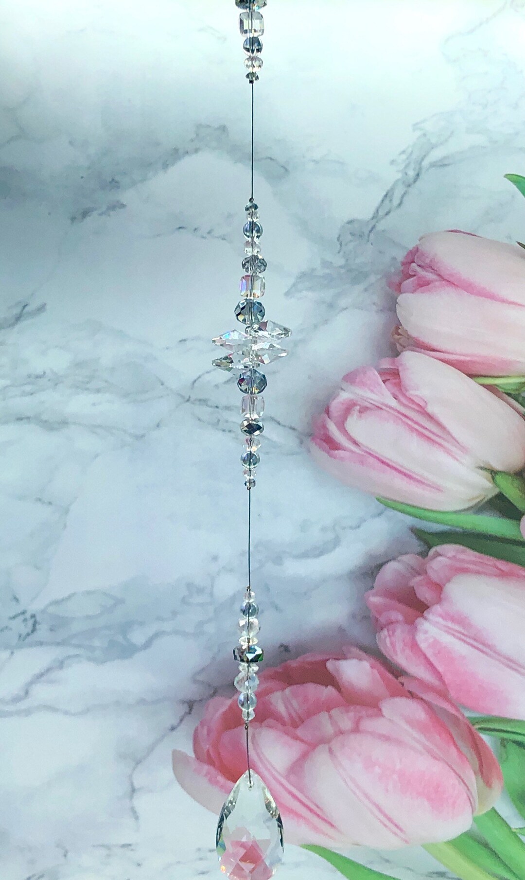 Blue 18” Suncatcher - Etsy