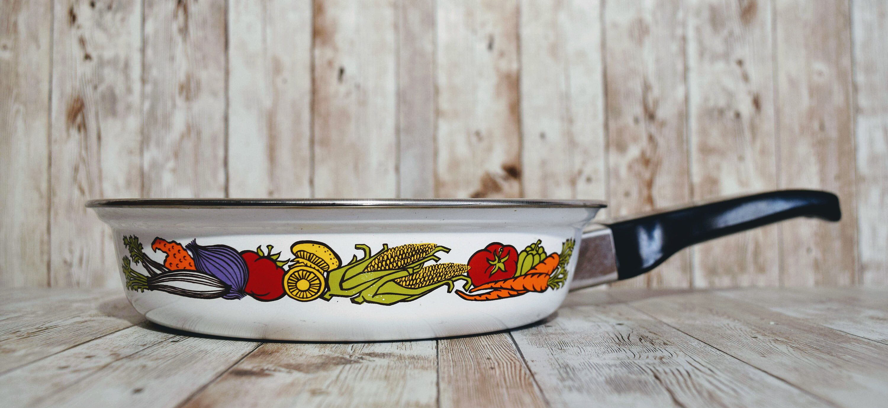 Vintage Garden Vegetable 5 Pc Pot & Pan Set, Fingerhut 1975, Farmhouse ...