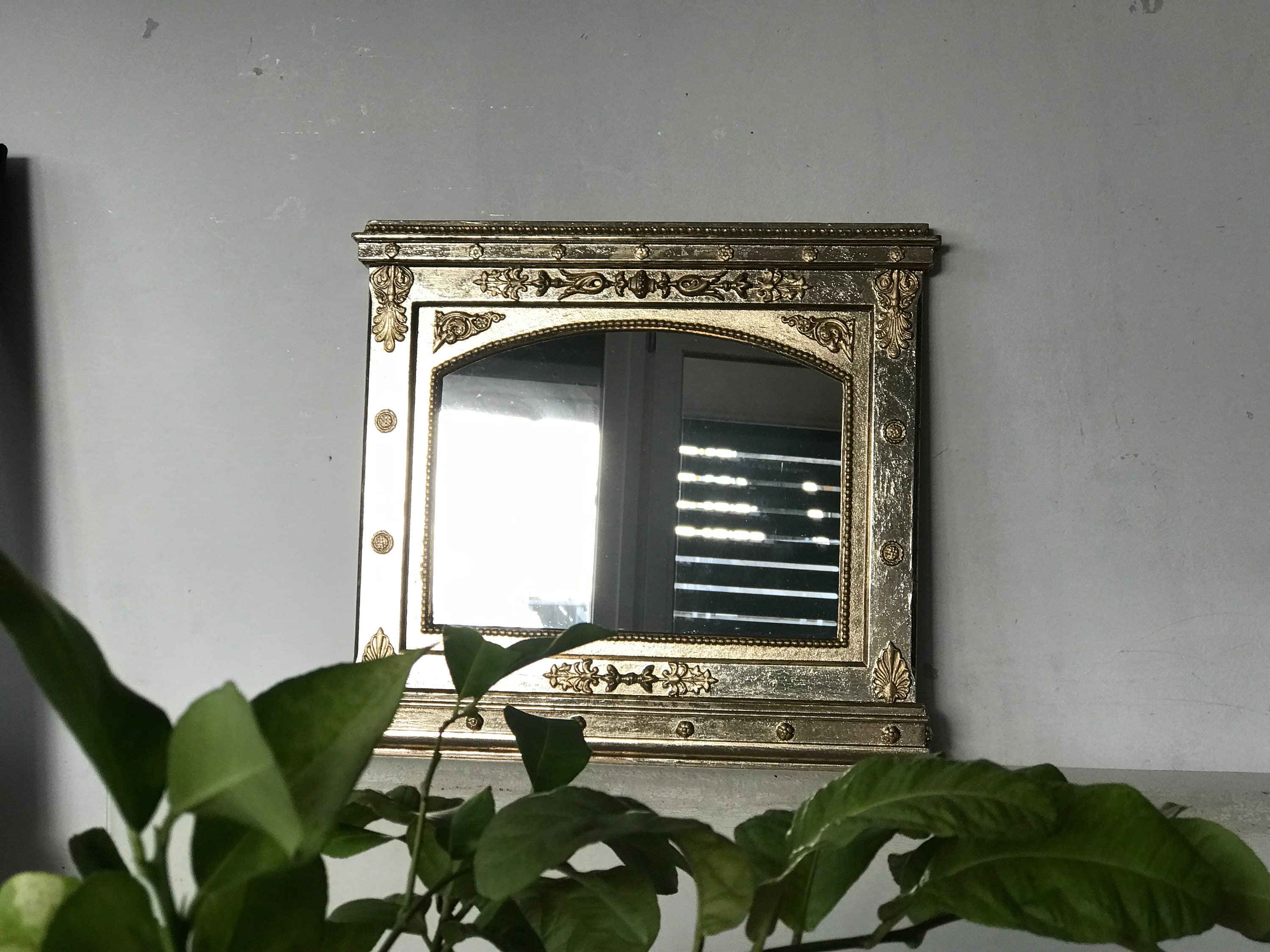 Romantic Authentic Mirror Wall Mirror Handmade Ornate Gilded - Etsy